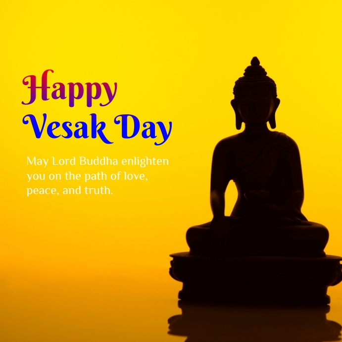 Plantilla de Vesak day Instagram Post | PosterMyWall