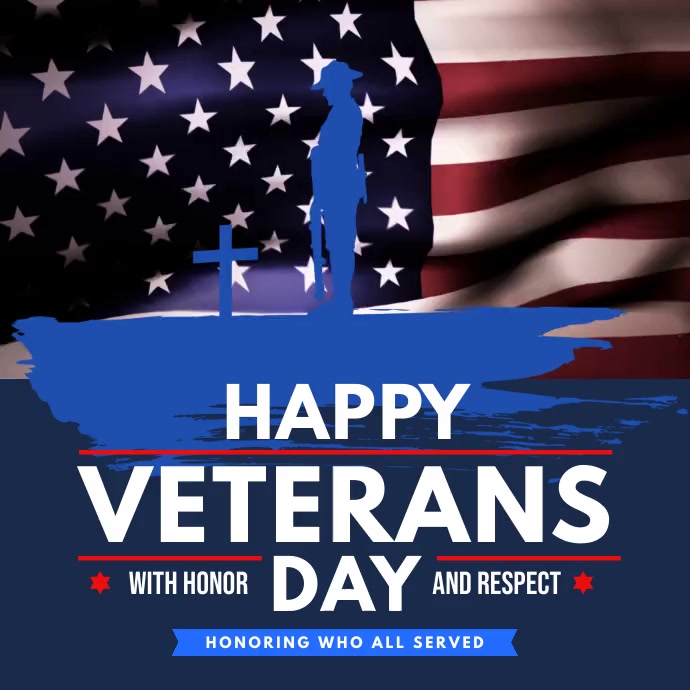 Veteran's Day, Remembrance Day Greeting Template | PosterMyWall