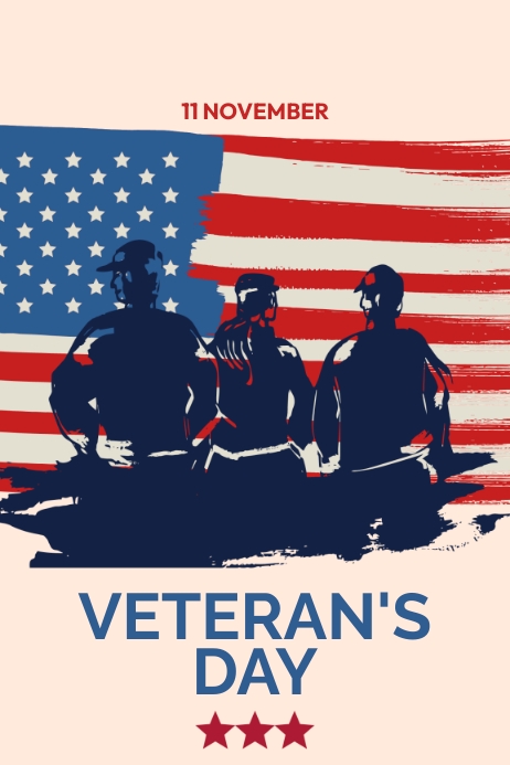 VETERAN'S DAY Template | PosterMyWall