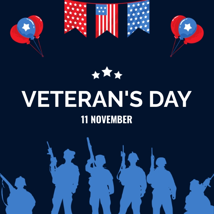 VETERAN'S DAY Template | PosterMyWall