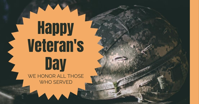 Veteran's Day Facebook Post Template | PosterMyWall
