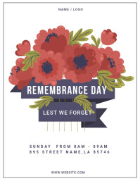 remembrance day flyer Template | PosterMyWall
