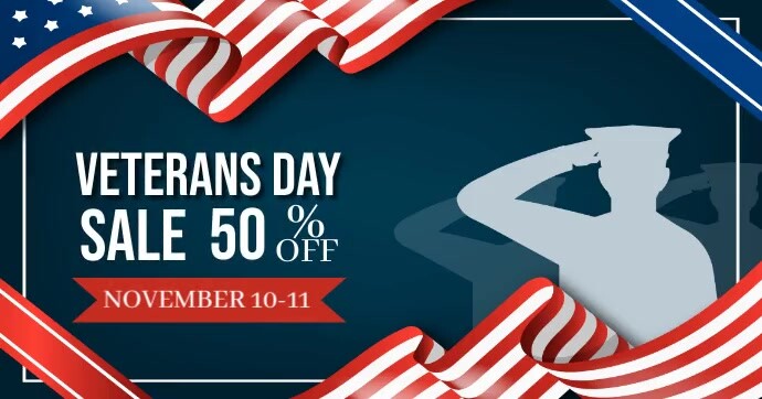 Veteran's day sale Instagram post Template | PosterMyWall