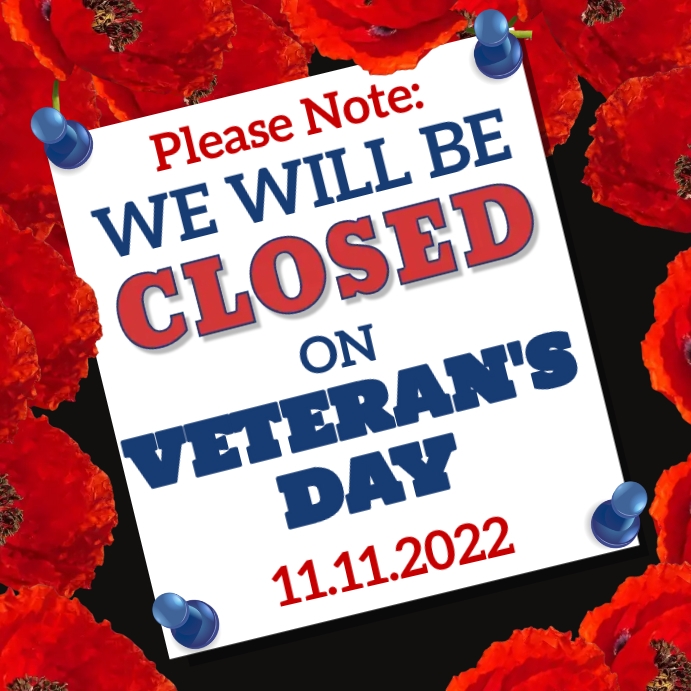 Veteran's Day Social Media Post Template | PosterMyWall