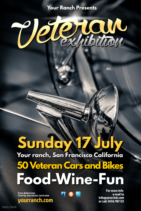 Veteran Club Flyer Template | PosterMyWall