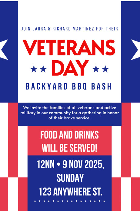 Veteran day celebration Template | PosterMyWall