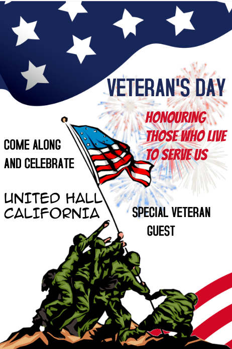 VETERAN DAY Template | PosterMyWall