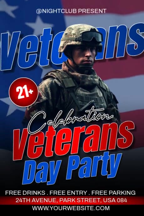 Veterans Celebration Ads Template | PosterMyWall