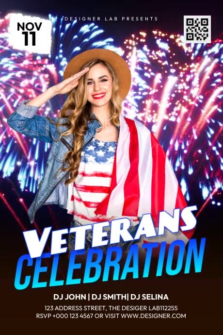 Veterans Celebration Template | PosterMyWall