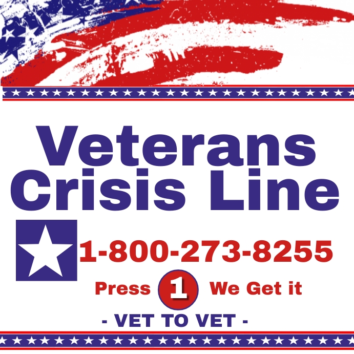 Copy of Veterans Crisis Hotline | PosterMyWall