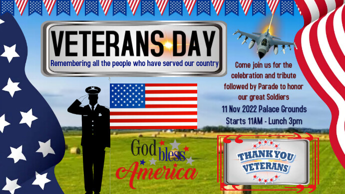 veterans day, veterans day 2022 Template | PosterMyWall