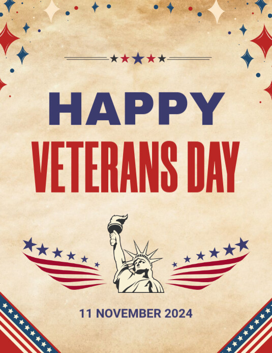 Veterans Day Celebration Template | PosterMyWall