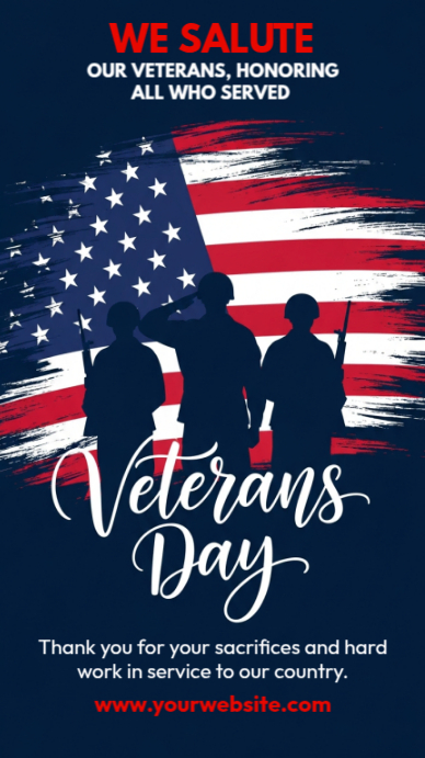 Veterans Day Template | PosterMyWall