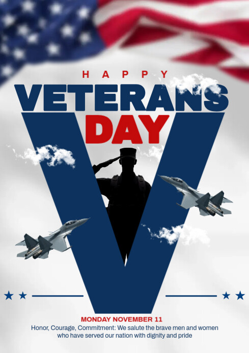 veterans day Template | PosterMyWall