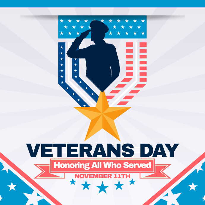 Veterans Day Template | PosterMyWall