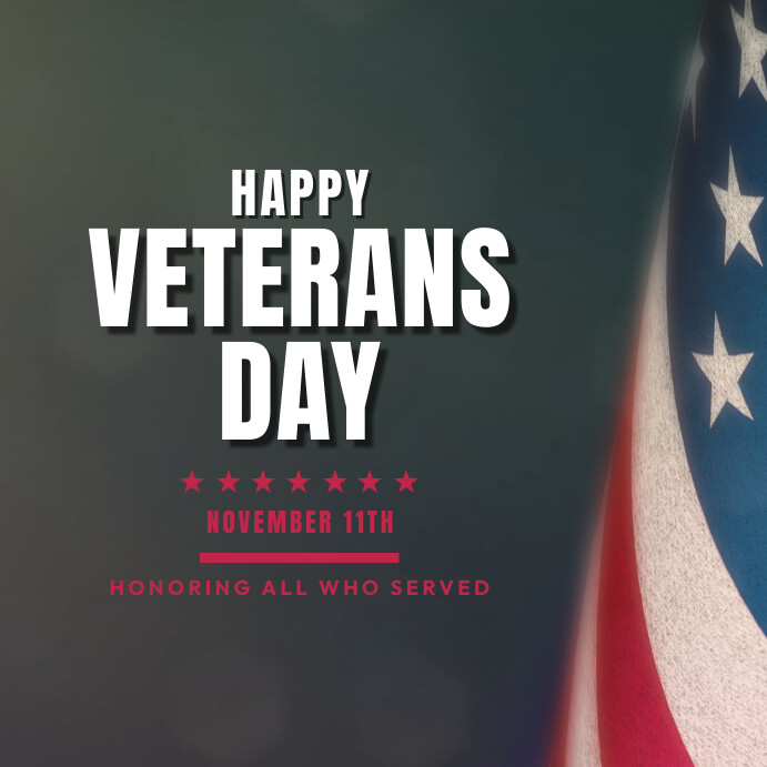 Veterans Day Template | PosterMyWall