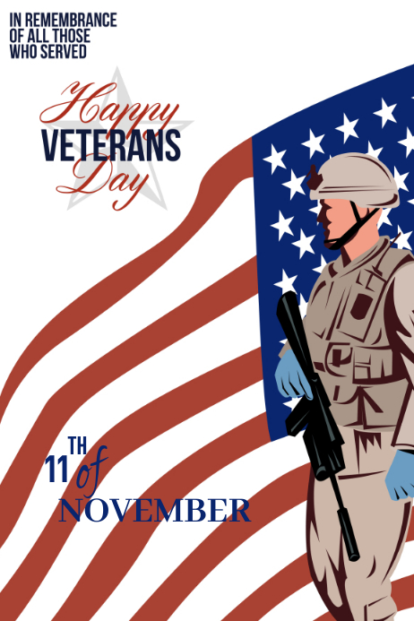 VETERANS DAY Template | PosterMyWall