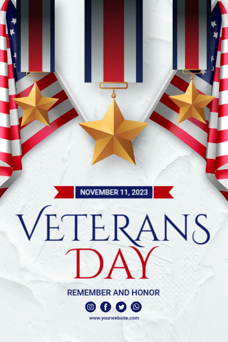 Veterans Day Event Template | PosterMyWall