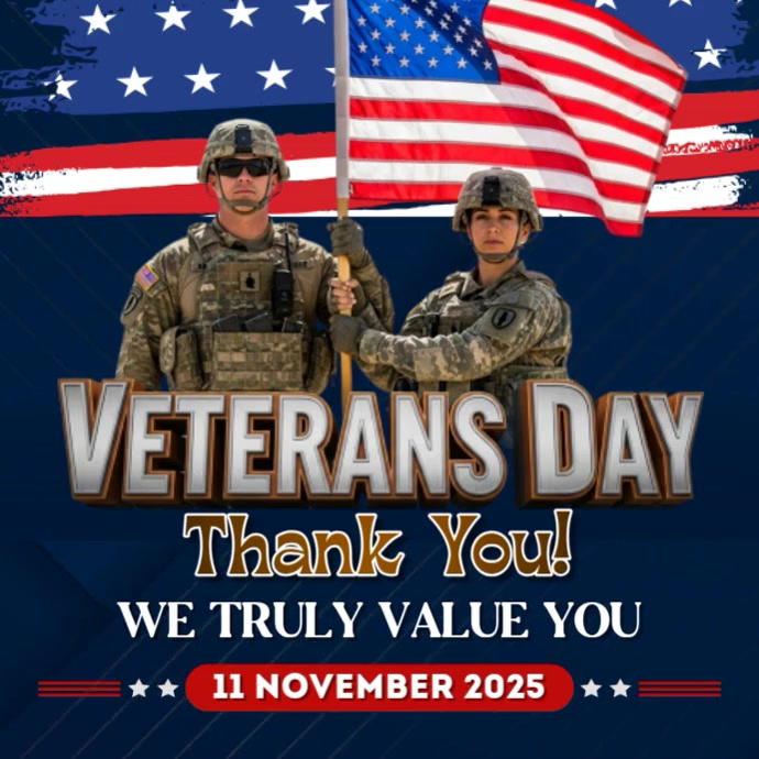Veterans Day Flyer Template | PosterMyWall