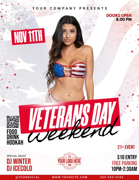 Veterans Day Flyer Template | PosterMyWall
