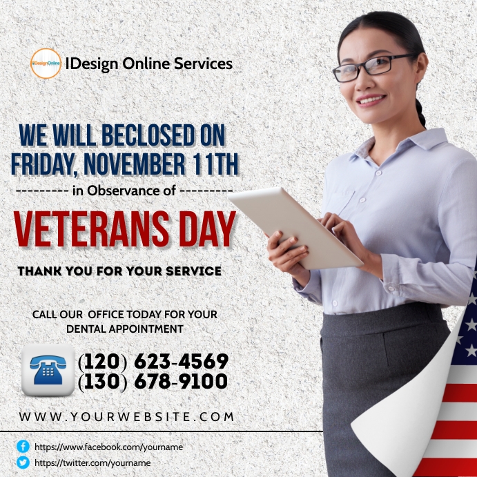 Veterans Day - Instagram Post (Coupon) Template | PosterMyWall