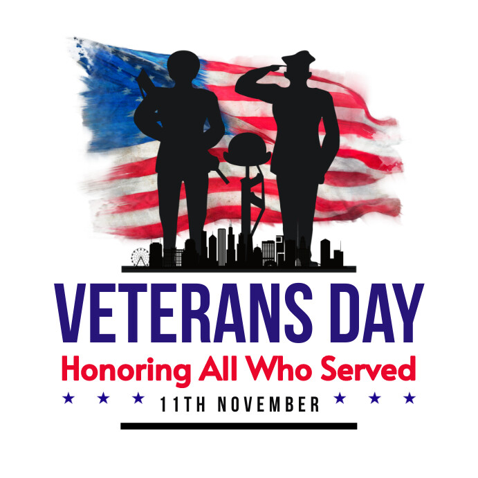 veterans day instagram post Template | PosterMyWall