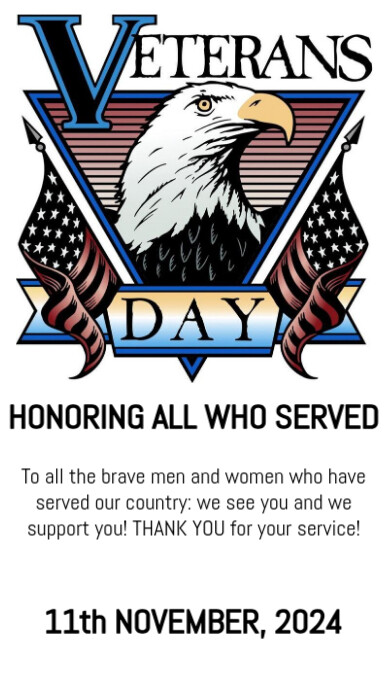 Veterans day Instagram story,happy veterans day Template | PosterMyWall
