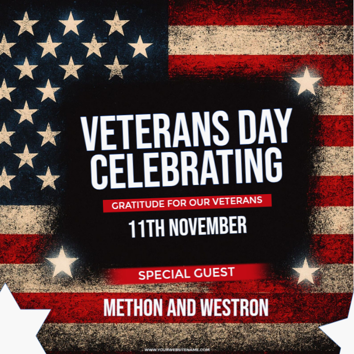 veterans day poster Template | PosterMyWall