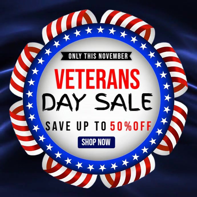 Veterans Day Sale Offer Template | PosterMyWall