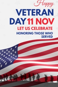 Veterans Day Social Media Post Template | PosterMyWall