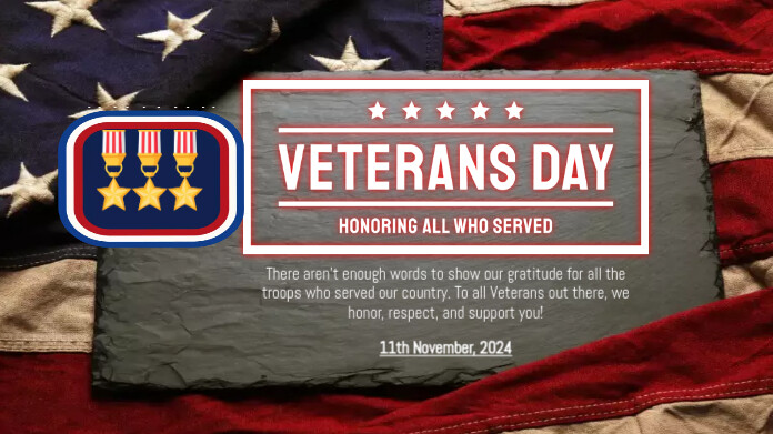 Veterans day twitter post,happy veterans day Template | PosterMyWall