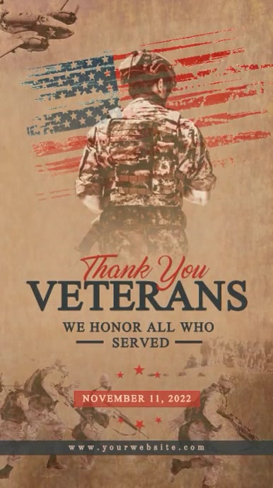 Veterans Day WhatsApp Status Post Template | PosterMyWall