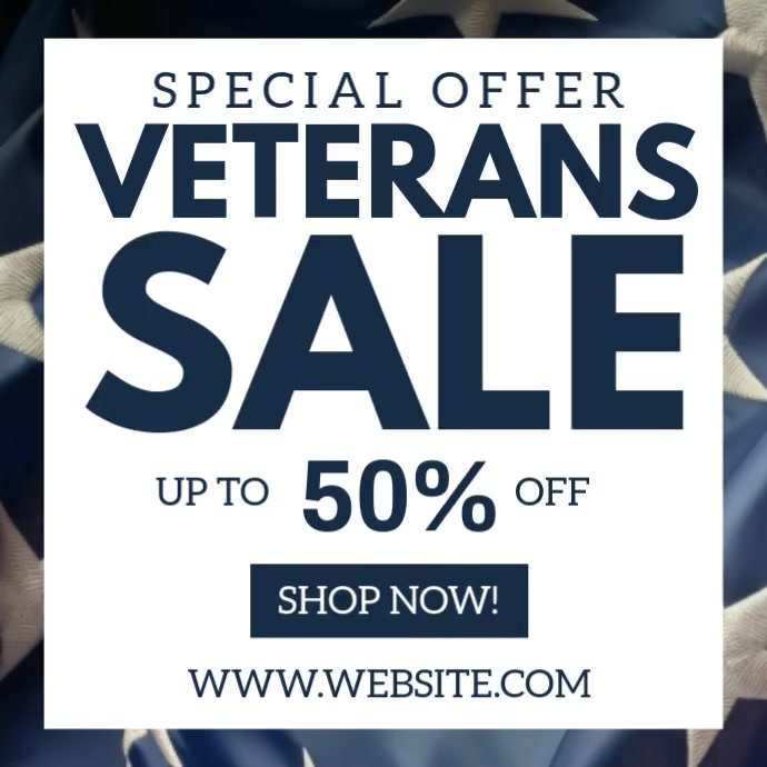Veterans Discount Template | PosterMyWall