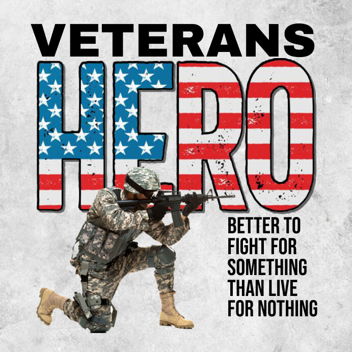 Modèle Veterans Hero Day | PosterMyWall