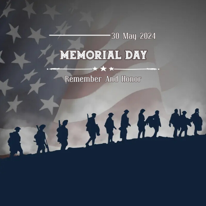 Plantilla de Veterans Illustration Memorial Day Background | PosterMyWall