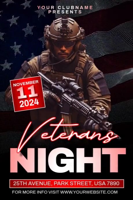 Veterans Night Template | PosterMyWall