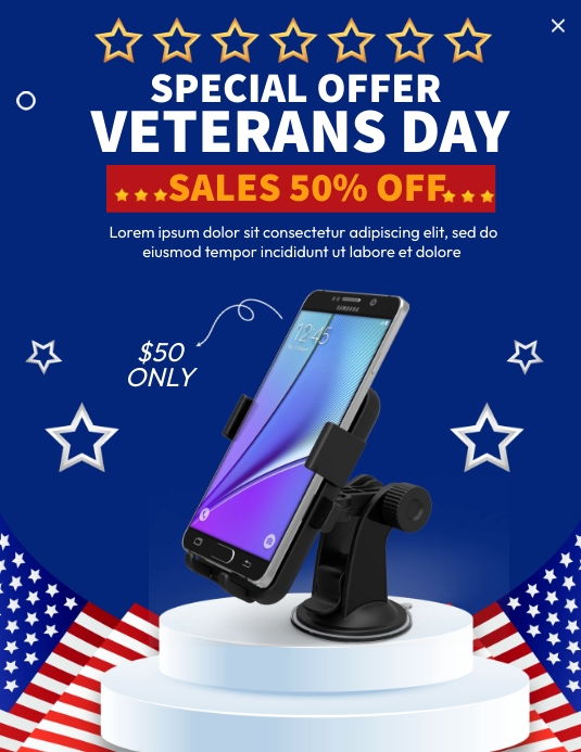 Veterans Special Offer Template | PosterMyWall