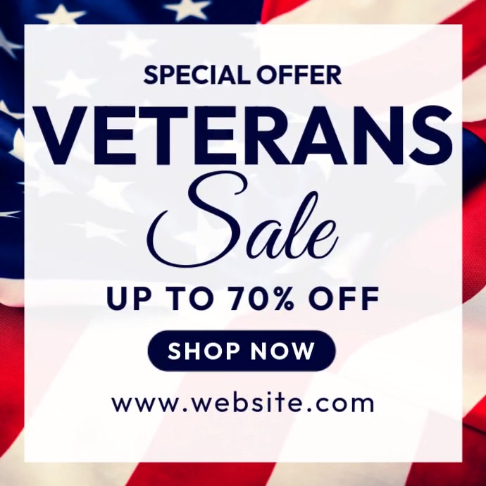 Veterans Special Offer Template | PosterMyWall