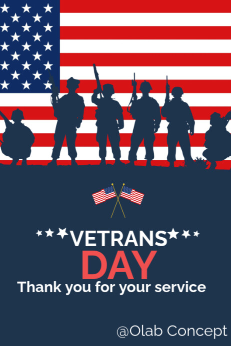 Vetrans day Template | PosterMyWall