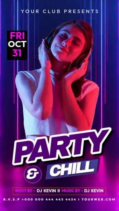 Copy of Vibes And Chill Party | PosterMyWall