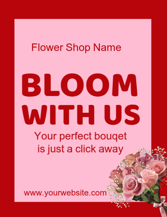 Vibrant Flower Shop Instagram Post flower shop social media post ...