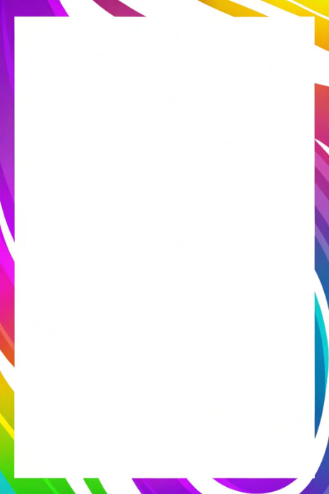 Vibrant splash border frame Template | PosterMyWall