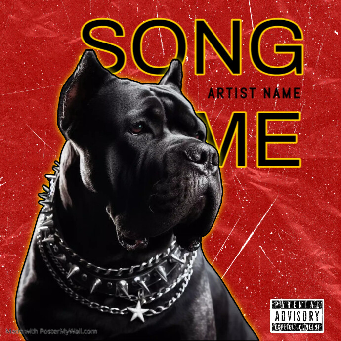 Vicious Dog 2 album cover template | PosterMyWall