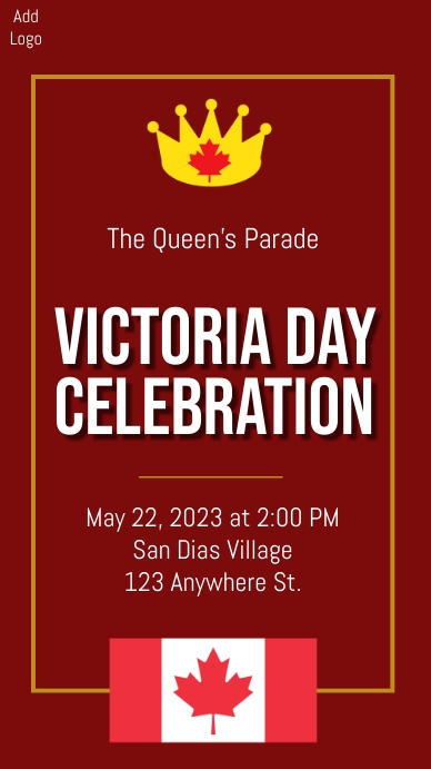 victoria day celebration parade invitation Template | PosterMyWall