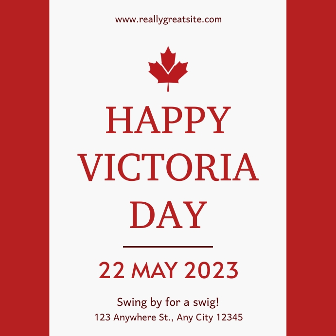 Victoria Day Instagram post. Template | PosterMyWall