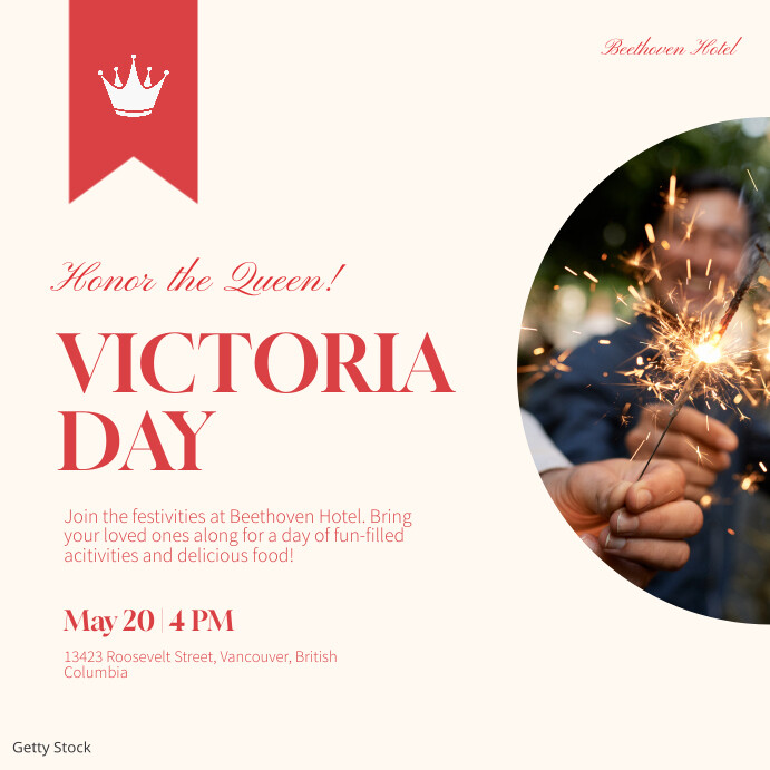 Victoria Day Instagram Square Post Modelo | PosterMyWall