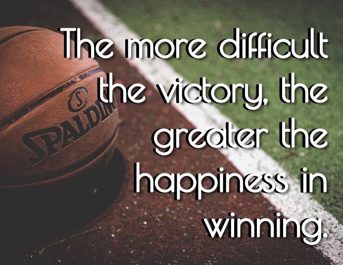 Victory and struggle quote flyer template | PosterMyWall