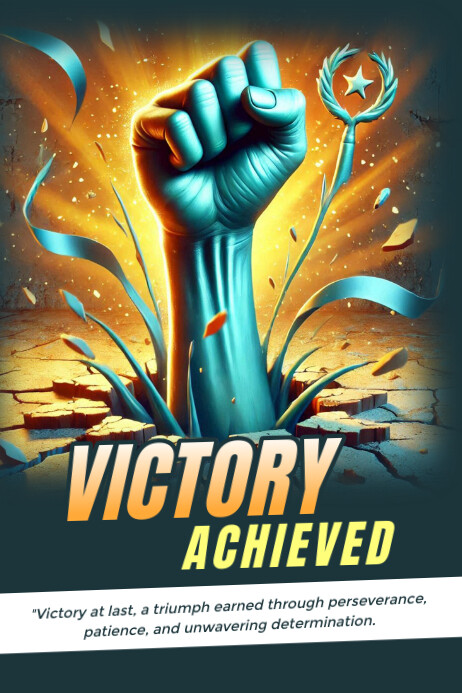 Copy of Victory | PosterMyWall