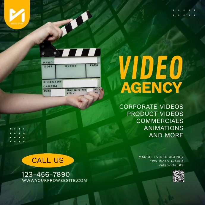 Video Agency Ad Template | PosterMyWall