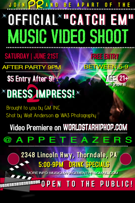 Video Bar Flyer Template | PosterMyWall